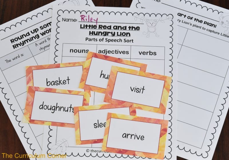 Little Red and the Very Hungry Lion Literature Centers 2 - The ...