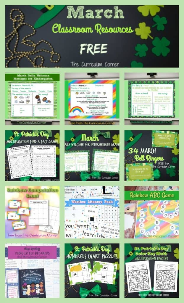 March Collection - The Curriculum Corner 123