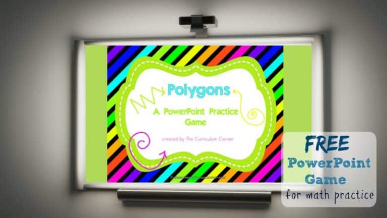 Polygon Geometry Game (PowerPoint) - The Curriculum Corner 123