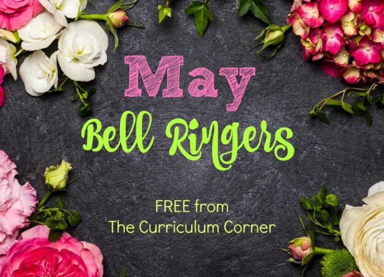 May Bell Ringer Questions - The Curriculum Corner 123