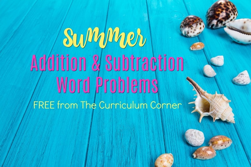 Summer Problem Solving (2nd Grade) - The Curriculum Corner 123