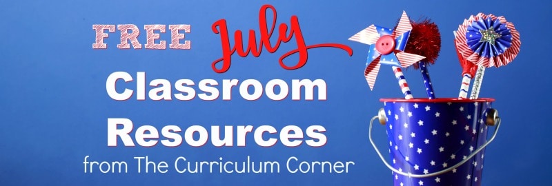 july resources wide - The Curriculum Corner 123