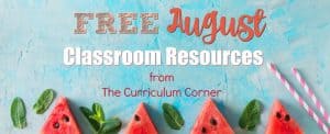 August Resources Collection - The Curriculum Corner 123