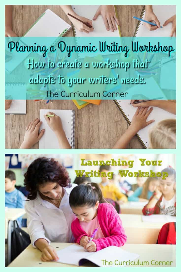 Planning a Dynamic Writing Workshop - The Curriculum Corner 123