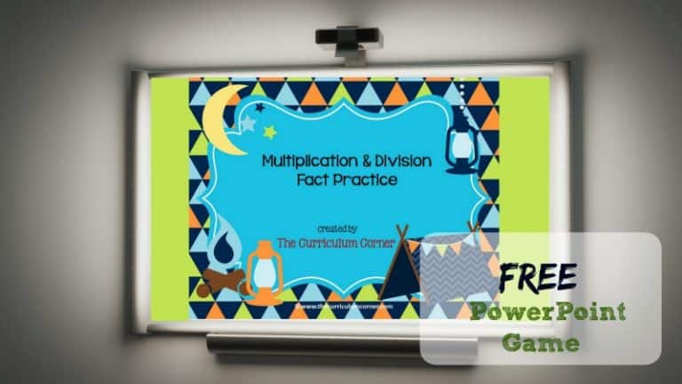 Camping Multiplication & Division PowerPoint Game - The Curriculum ...
