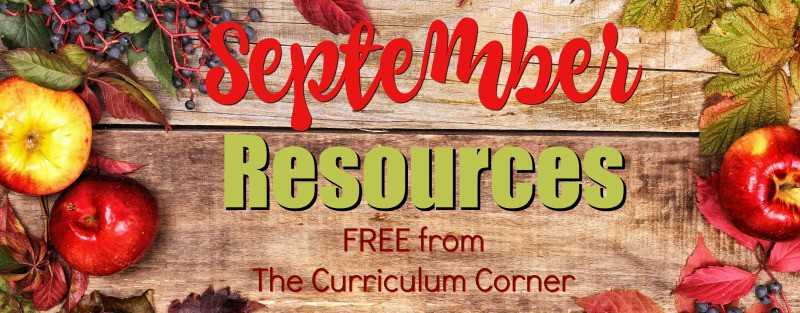 september resources bottom - The Curriculum Corner 123