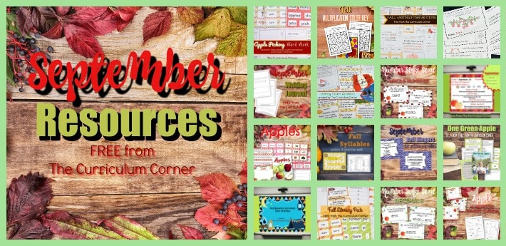 September Collection - The Curriculum Corner 123