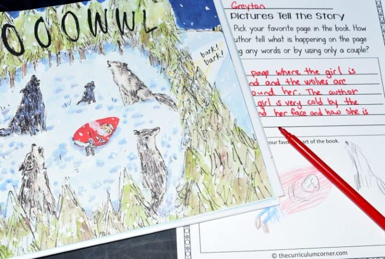 Book Study: Wolf in the Snow - The Curriculum Corner 123