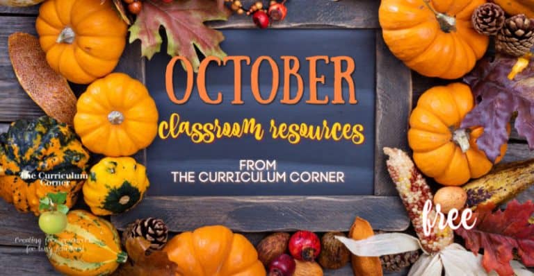 October Collection - The Curriculum Corner 123