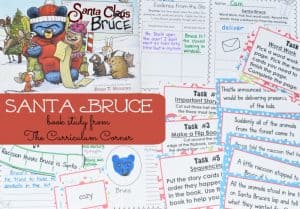 Book Study: Santa Bruce - The Curriculum Corner 123