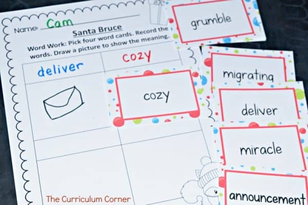 Book Study: Santa Bruce - The Curriculum Corner 123