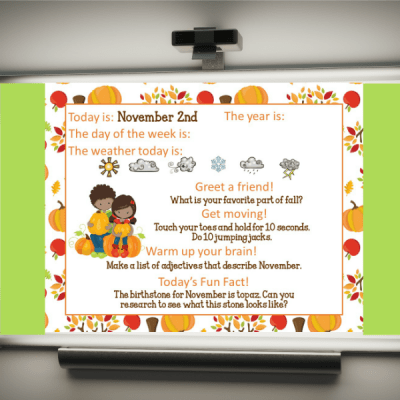 November Collection - The Curriculum Corner 123