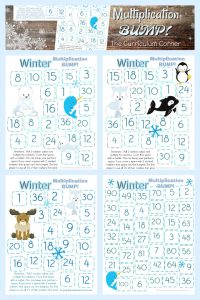 Arctic Animals Multiplication BUMP! - The Curriculum Corner 123
