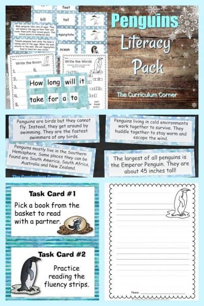 Penguin Literacy Set - The Curriculum Corner 123