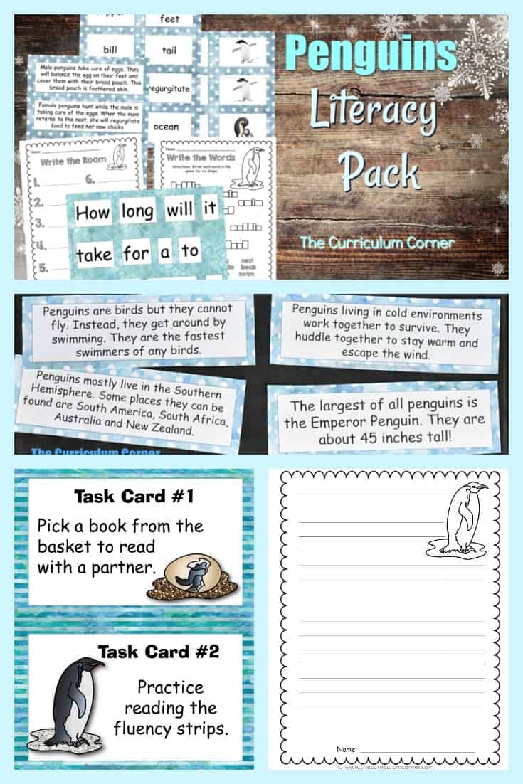 Penguin Literacy Set - The Curriculum Corner 123