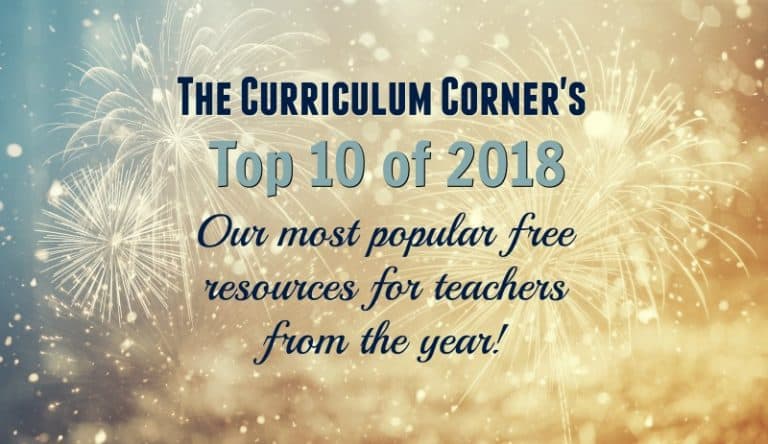 The Curriculum Corner's Top 10 of 2018 - The Curriculum Corner 123