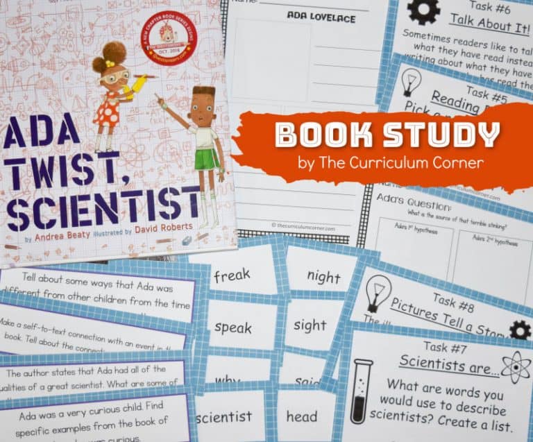 Book Study: Ada Twist, Scientist - The Curriculum Corner 123