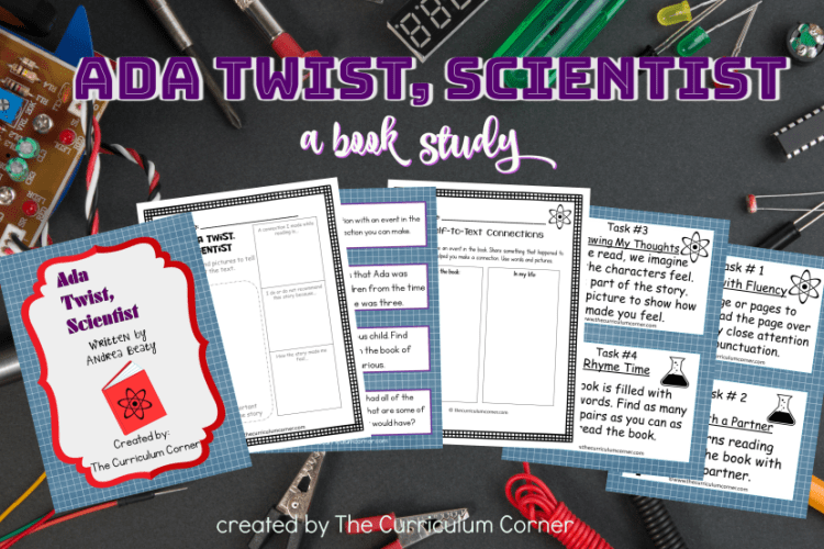 Book Study: Ada Twist, Scientist - The Curriculum Corner 123