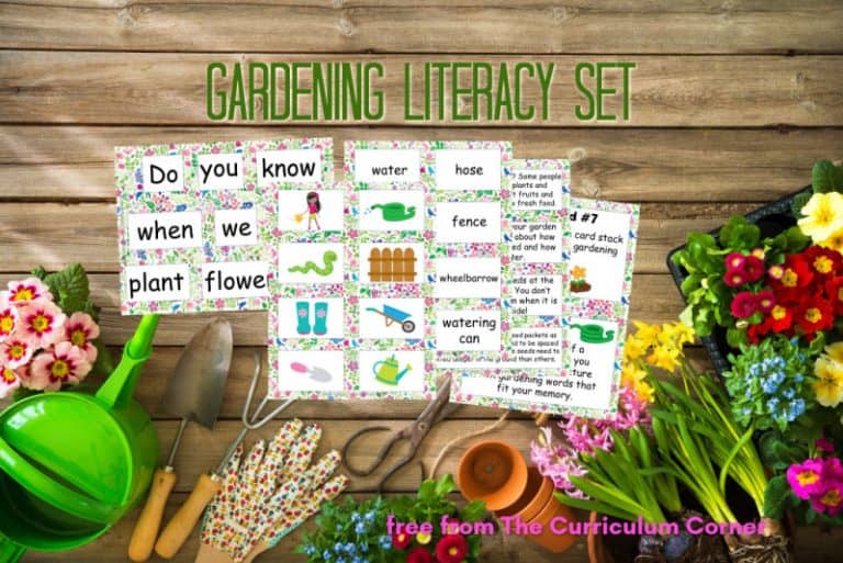 Gardening Literacy Set - The Curriculum Corner 123