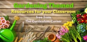 Gardening Themed Collection - The Curriculum Corner 123