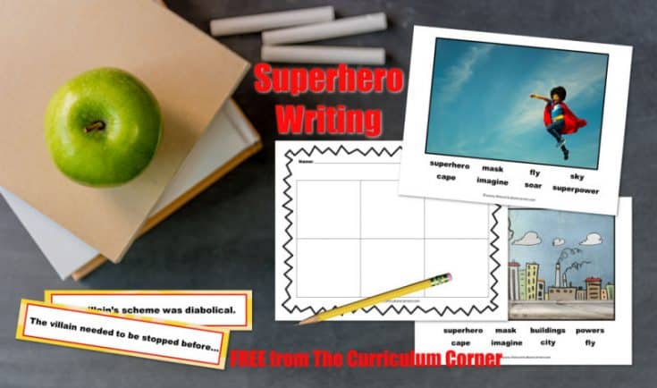 Superhero Photo Prompts - The Curriculum Corner 123