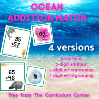 Ocean Themed Collection - The Curriculum Corner 123