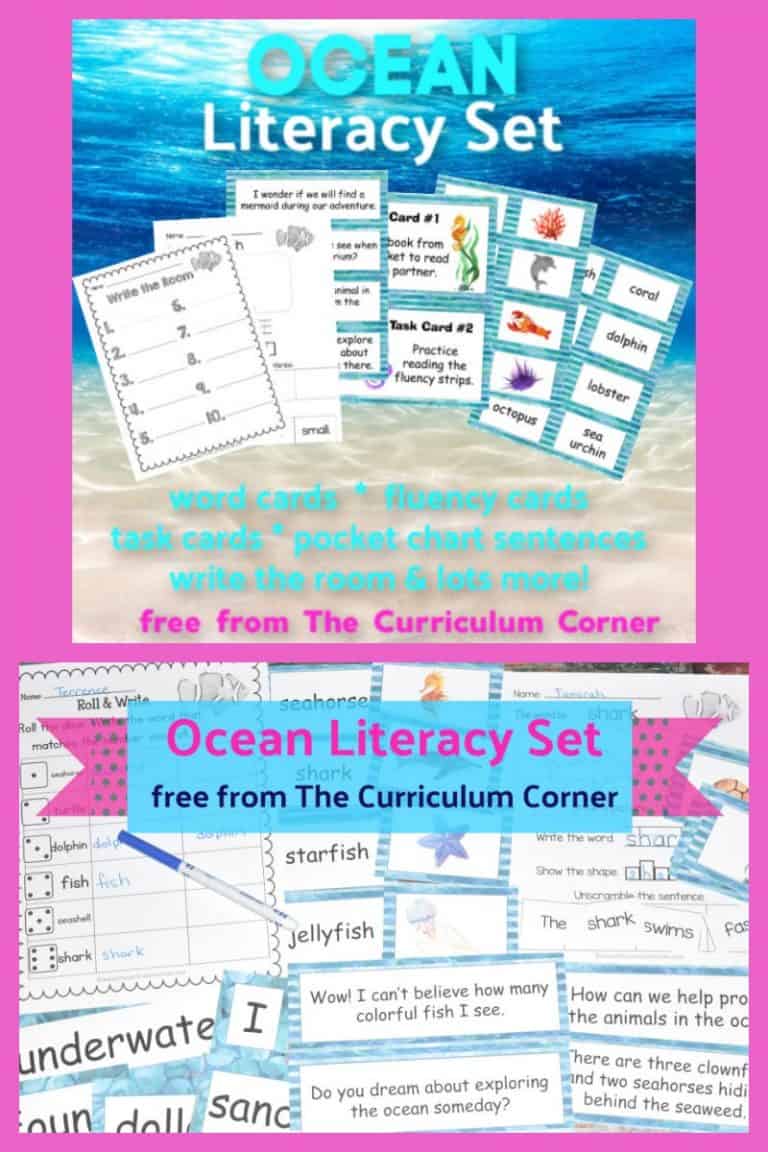 Ocean Literacy Set - The Curriculum Corner 123