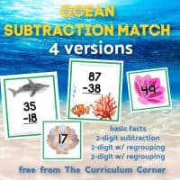 Ocean Themed Collection - The Curriculum Corner 123