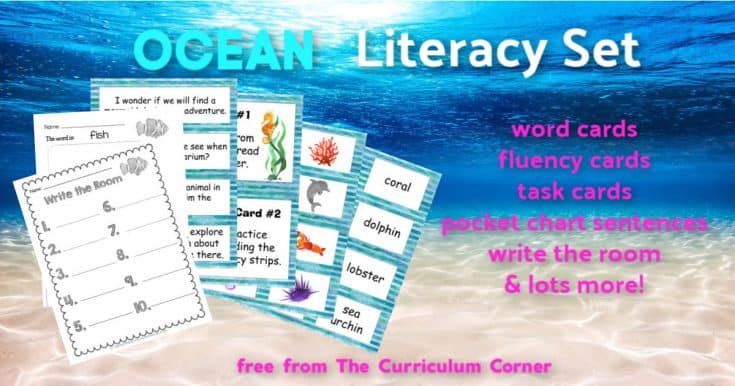 Ocean Literacy Set - The Curriculum Corner 123