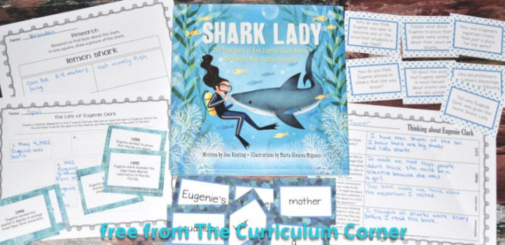 Book Study: Shark Lady - The Curriculum Corner 123