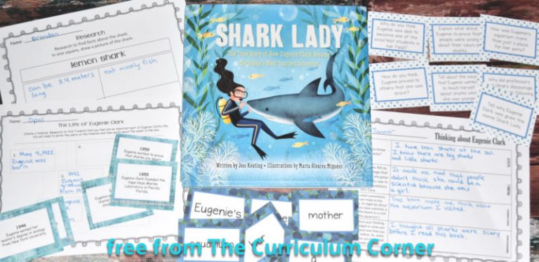 Book Study: Shark Lady - The Curriculum Corner 123