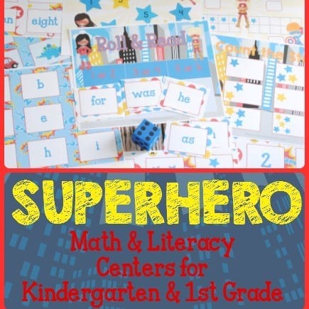 Superhero Themed Collection - The Curriculum Corner 123