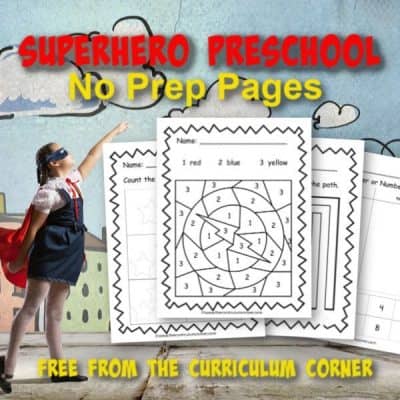 Superhero Themed Collection - The Curriculum Corner 123