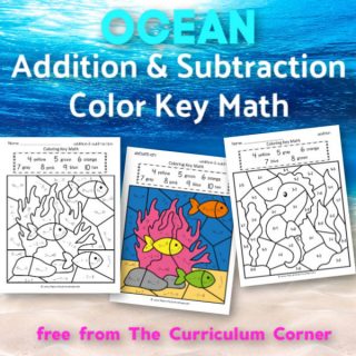 Ocean Themed Collection - The Curriculum Corner 123