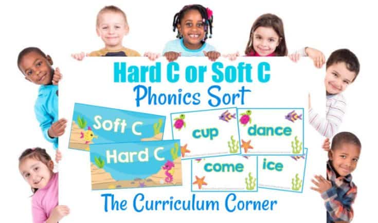 Phonics Sort: Hard C & Soft C - The Curriculum Corner 123