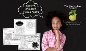Growth Mindset Focus Mats - The Curriculum Corner 123