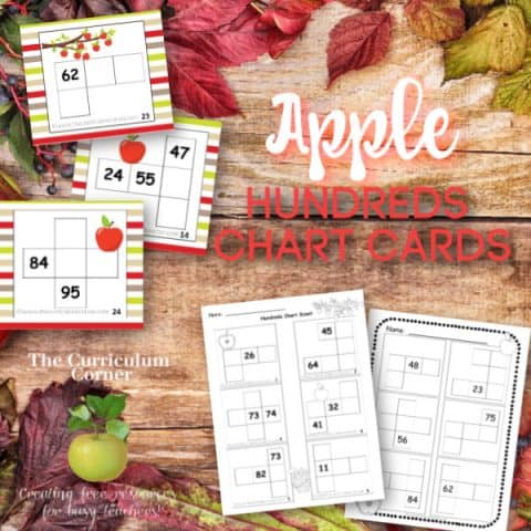 Apple Cross Out Games - The Curriculum Corner 123