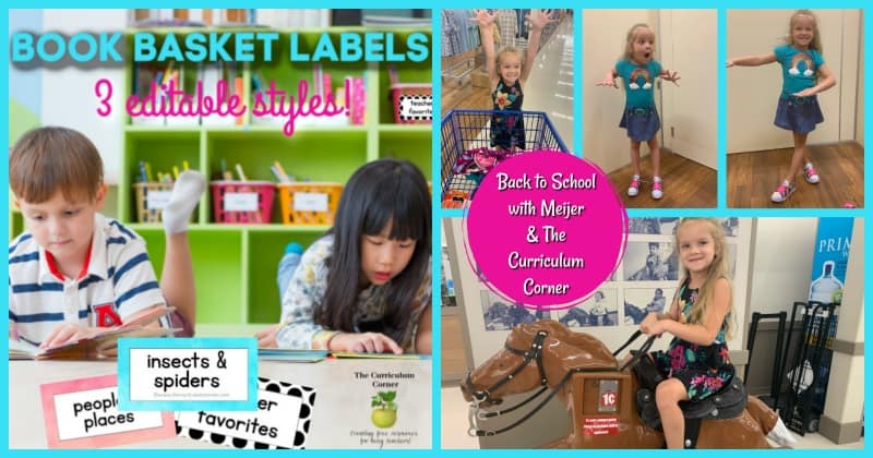 book basket labels fb - The Curriculum Corner 123