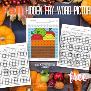 Sight Words Archives - Page 3 of 6 - The Curriculum Corner 123