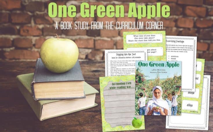 Book Study: One Green Apple - The Curriculum Corner 123