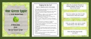 Book Study: One Green Apple - The Curriculum Corner 123