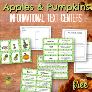 Apple Picking No Prep Pages - The Curriculum Corner 123