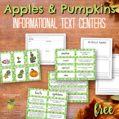 Pumpkin Scrambled Sentences - The Curriculum Corner 123