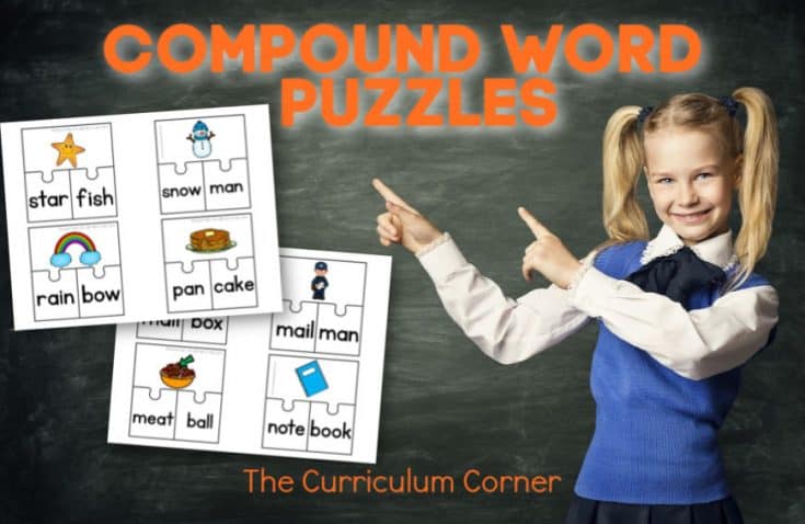 Compound Word Puzzles - The Curriculum Corner 123