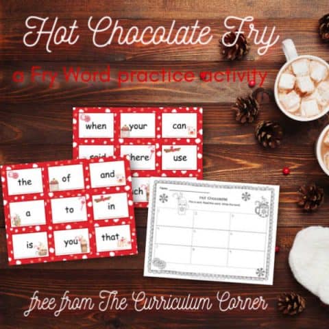 Sight Words Archives - Page 3 of 6 - The Curriculum Corner 123