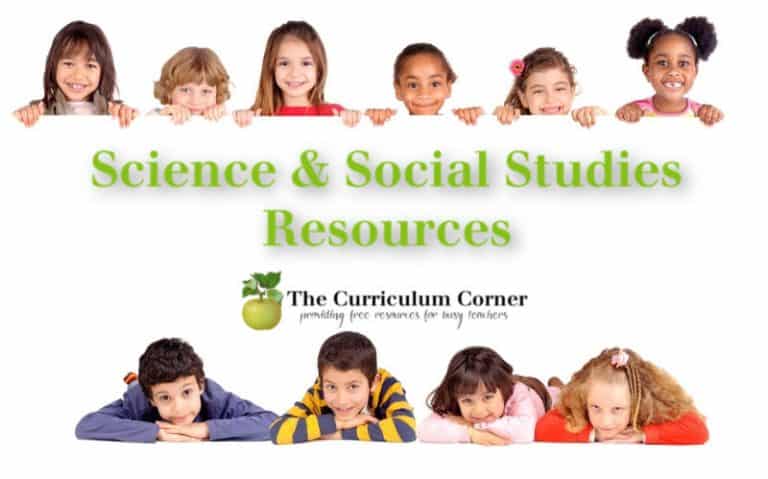 Science/Social Studies - The Curriculum Corner 123