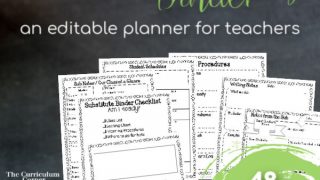 Editable Teacher Planning Collection - The Curriculum Corner 123