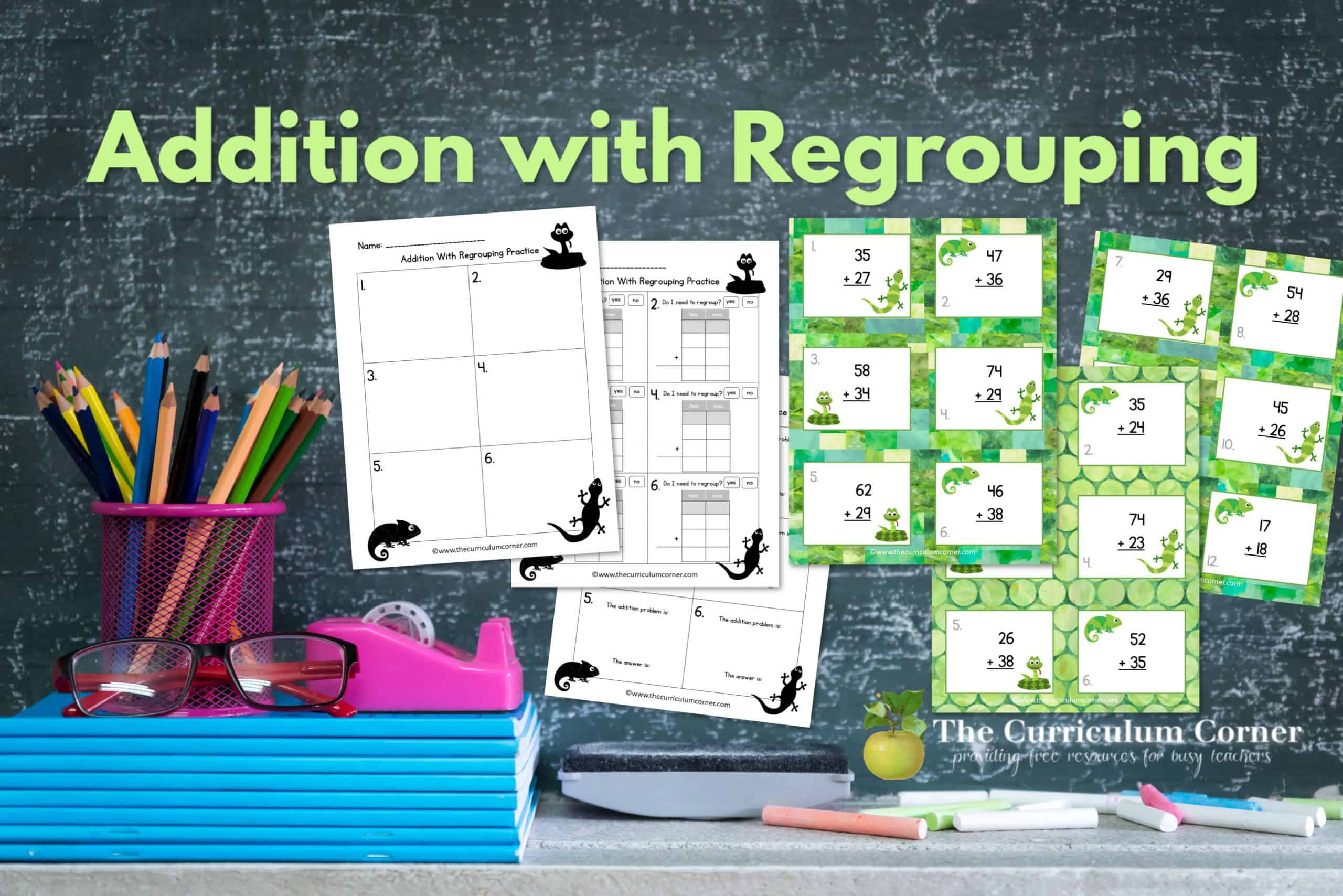 Addition with Regrouping: Differentiated Practice - The Curriculum ...