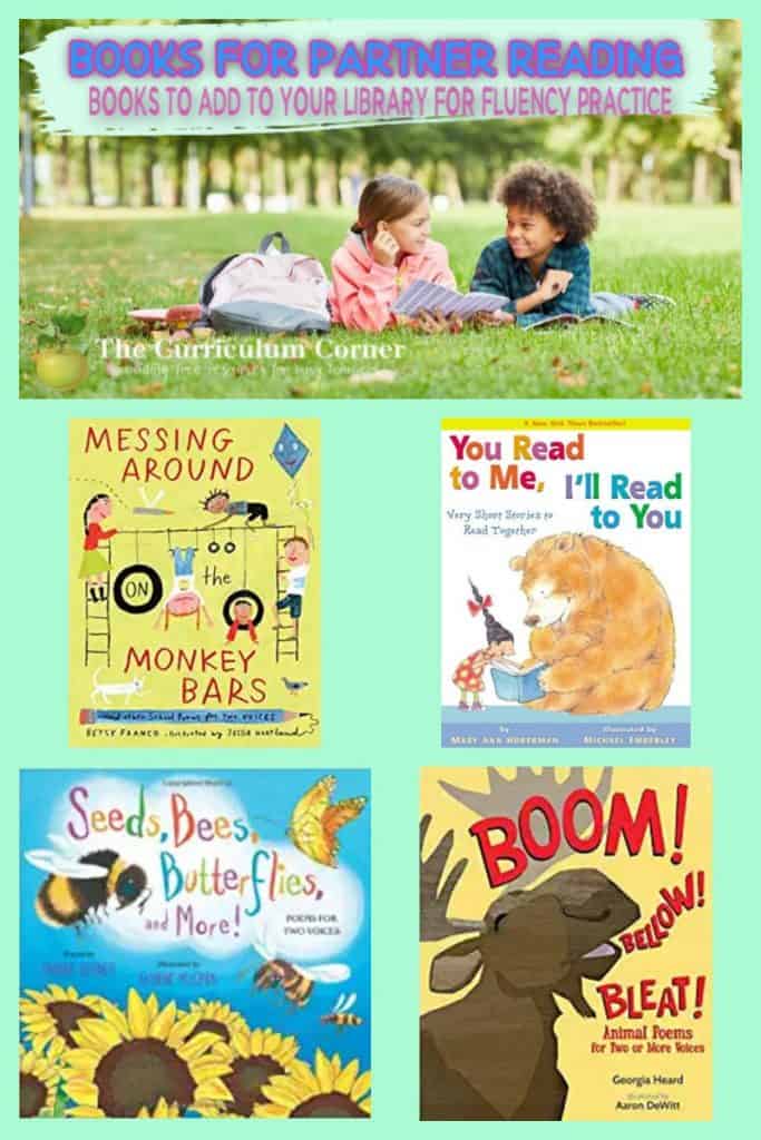 Books for Partner Reading - The Curriculum Corner 123
