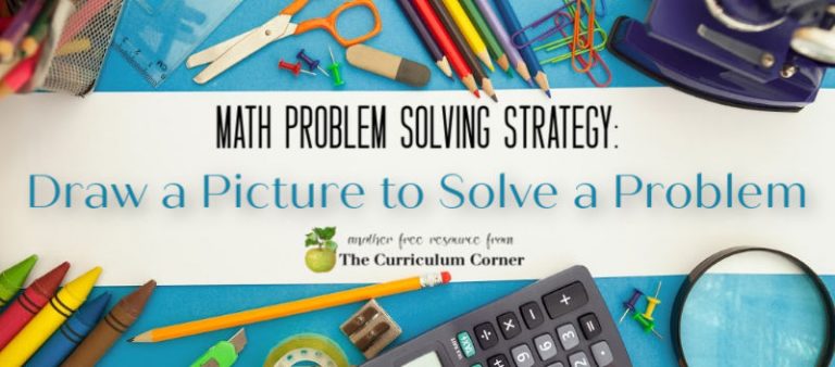 Strategy: Draw a Picture - The Curriculum Corner 123